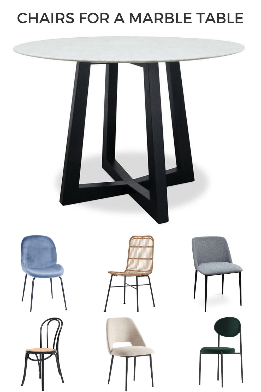 How to Match a Dining Table with the Right Chairs - TLC Interiors