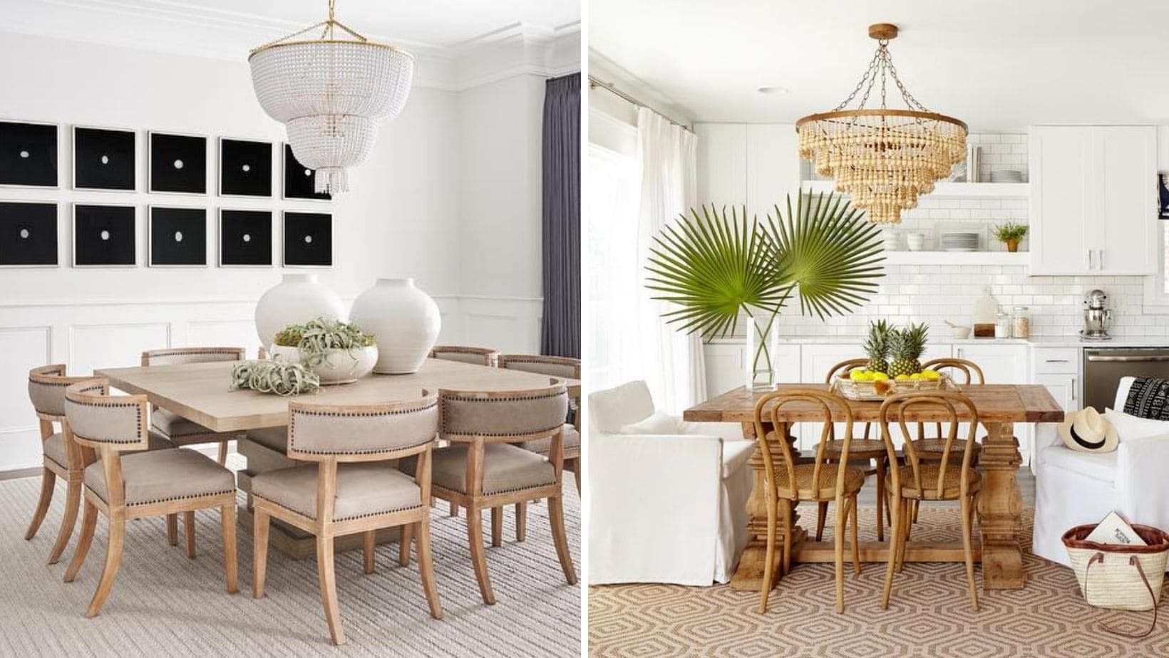 Dining Room Pendant Light Ideas for all Table Shapes - TLC Interiors